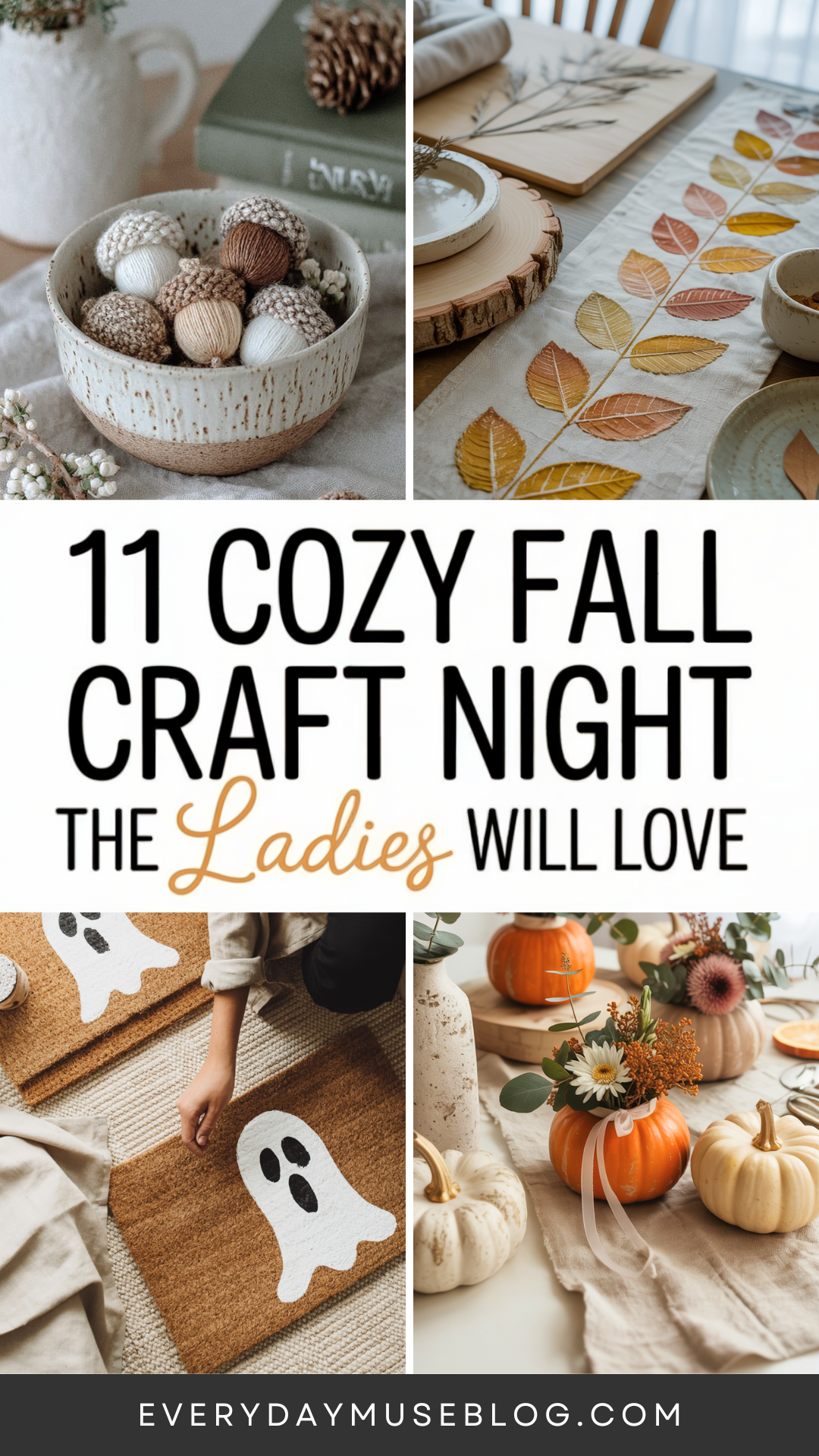 11 Cozy Fall Craft Night Ideas The Ladies Will Love - Everyday Muse