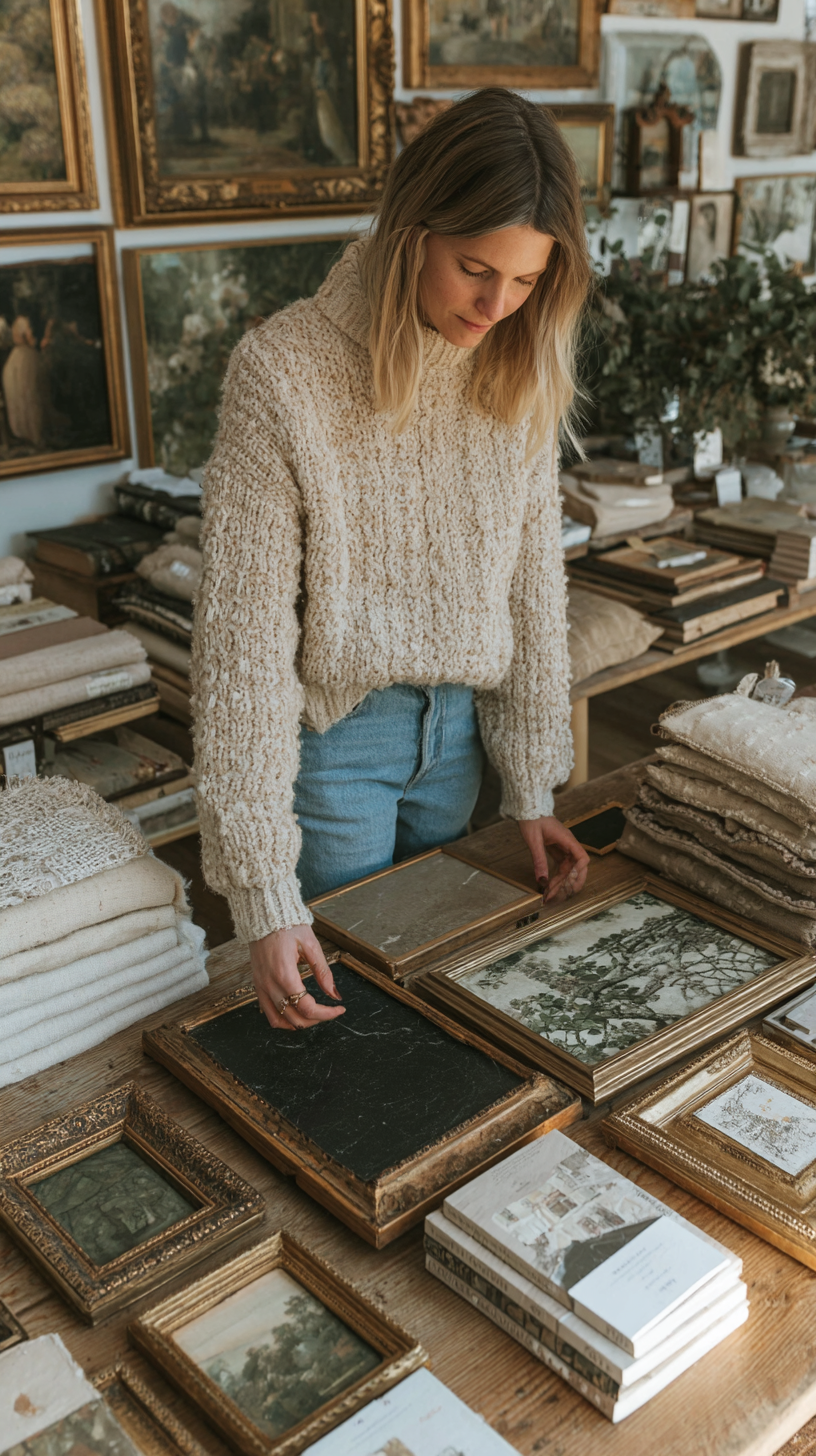 How To Style A Moody Romantic Gallery Art Wall - Everyday Muse